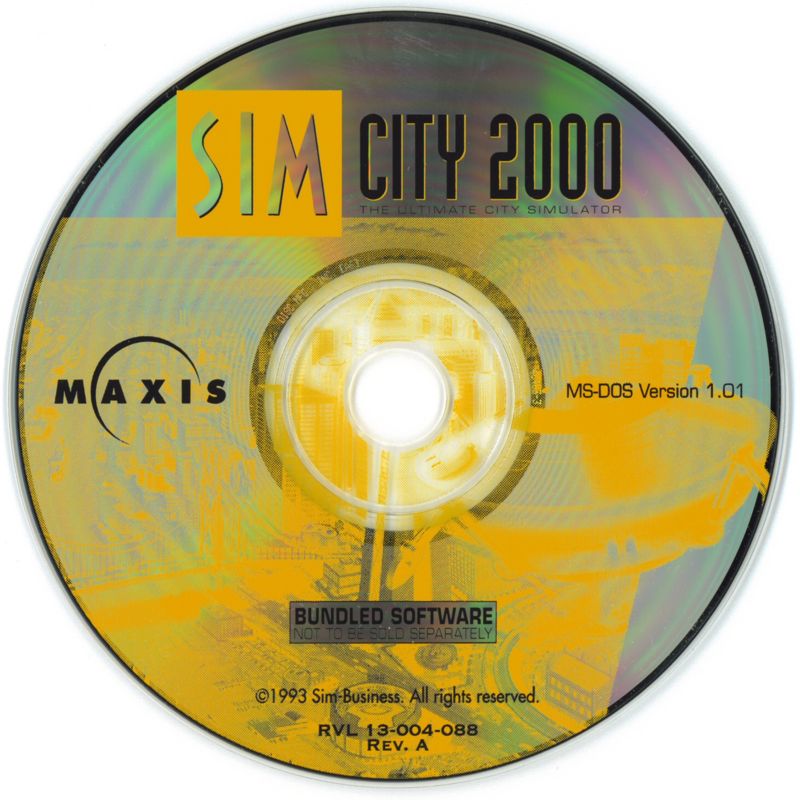 SimCity 2000 cover or packaging material - MobyGames