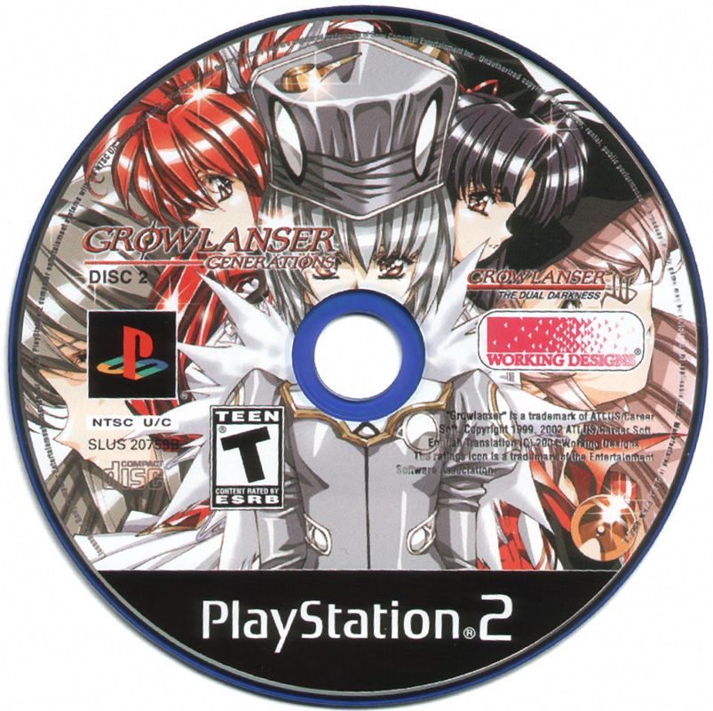 Growlanser Generations (Deluxe Edition) cover or packaging material ...