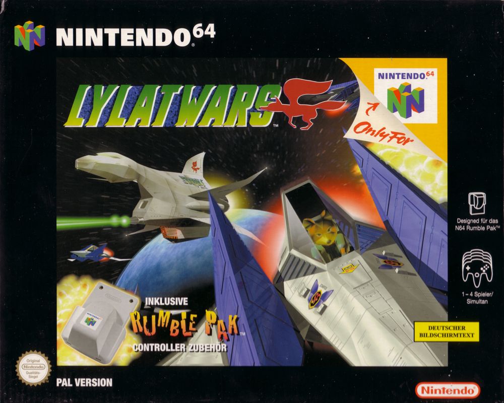Star Fox 64 cover or packaging material - MobyGames