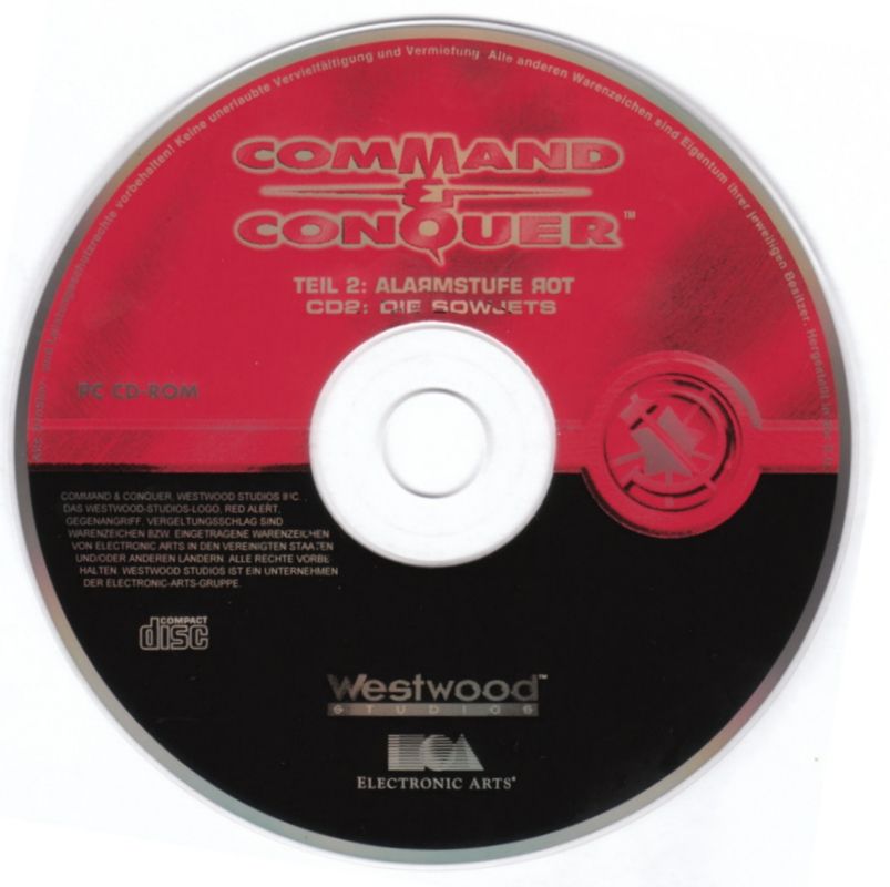 Command & Conquer: Red Alert cover or packaging material - MobyGames