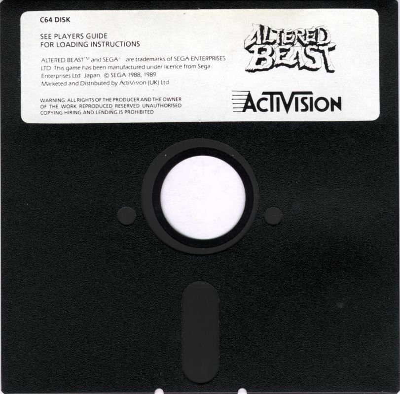 Altered Beast cover or packaging material - MobyGames