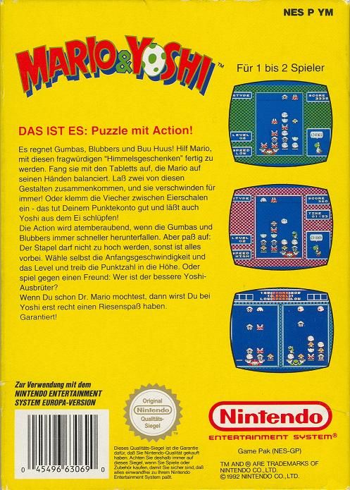 Yoshi cover or packaging material - MobyGames