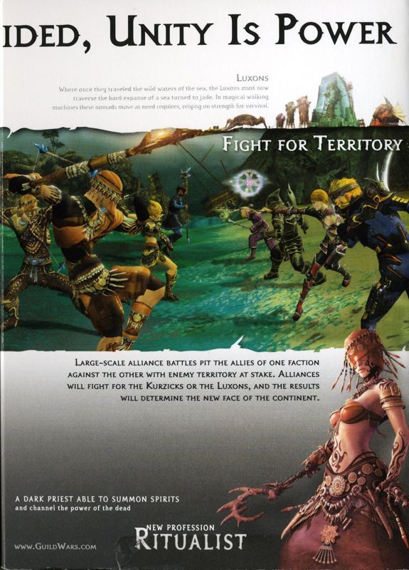 Guild Wars: Factions cover or packaging material - MobyGames