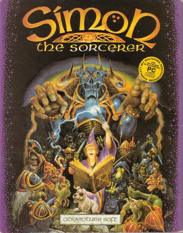 Simon the Sorcerer cover or packaging material - MobyGames