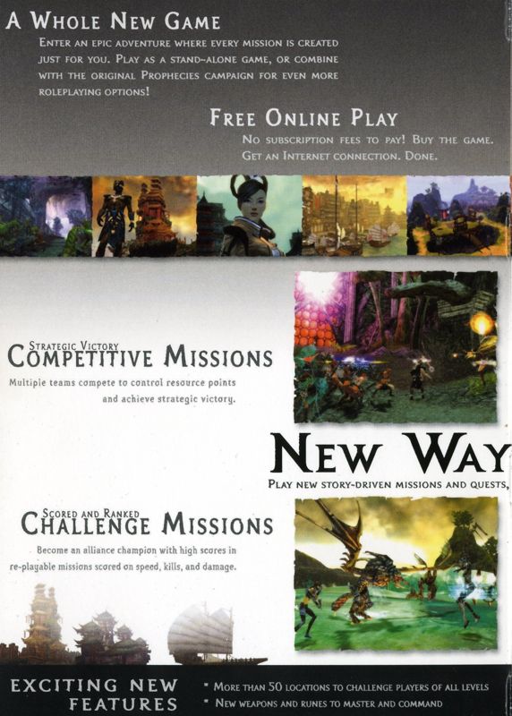 Guild Wars: Factions cover or packaging material - MobyGames