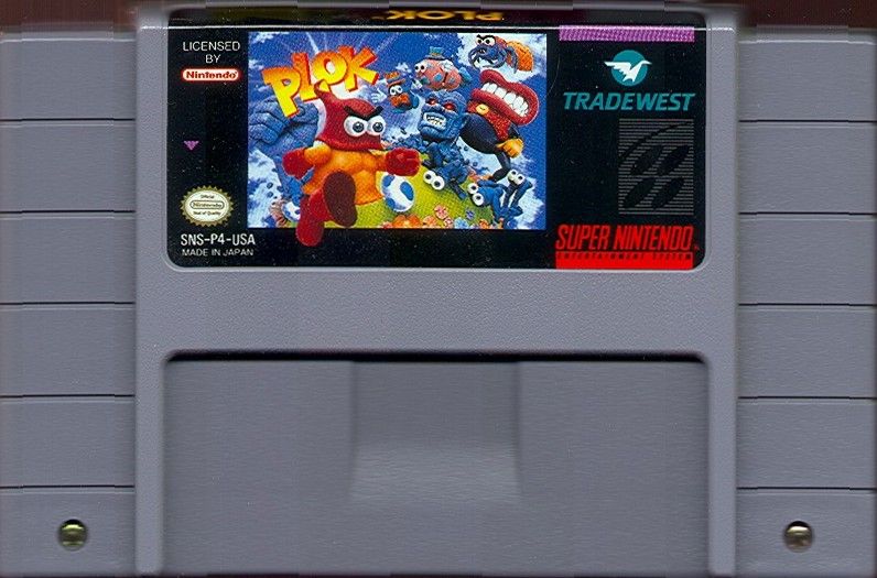 Plok cover or packaging material - MobyGames