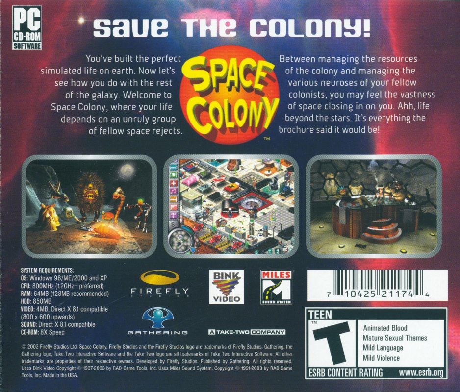 Space Colony Cover Or Packaging Material MobyGames space-colony-cover-or-packaging-material-mobygames