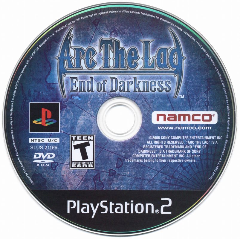 Arc the Lad: End of Darkness cover or packaging material - MobyGames