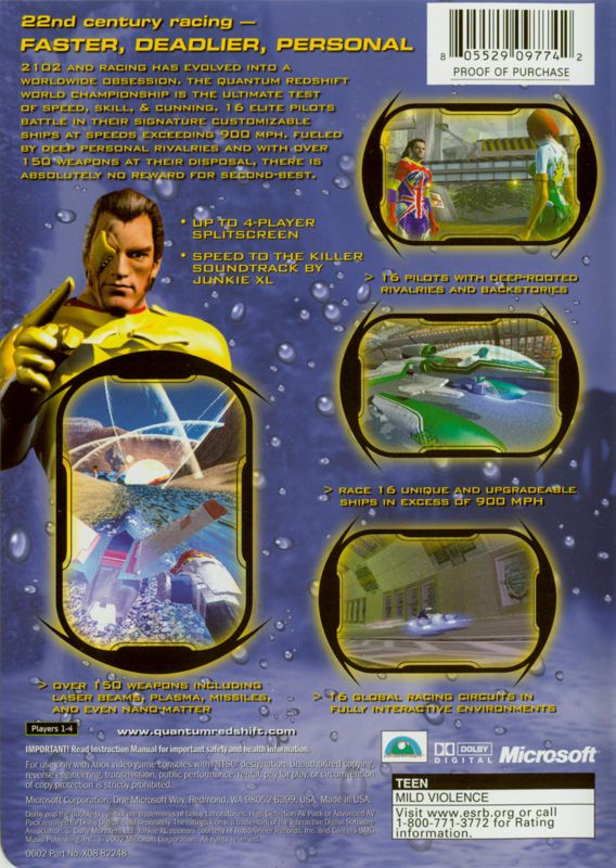 Quantum Redshift cover or packaging material - MobyGames