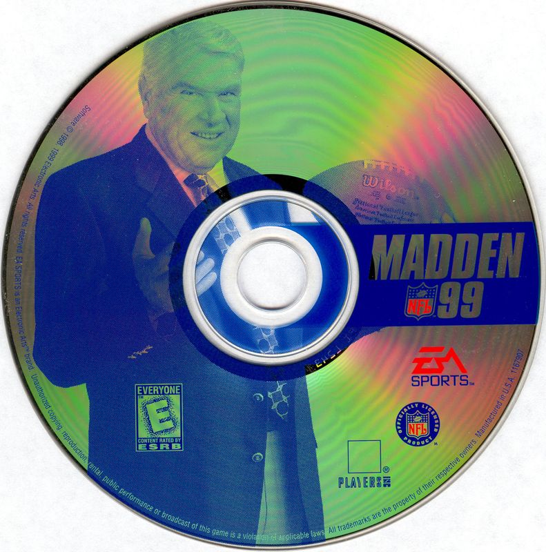 Madden NFL 99 cover or packaging material - MobyGames