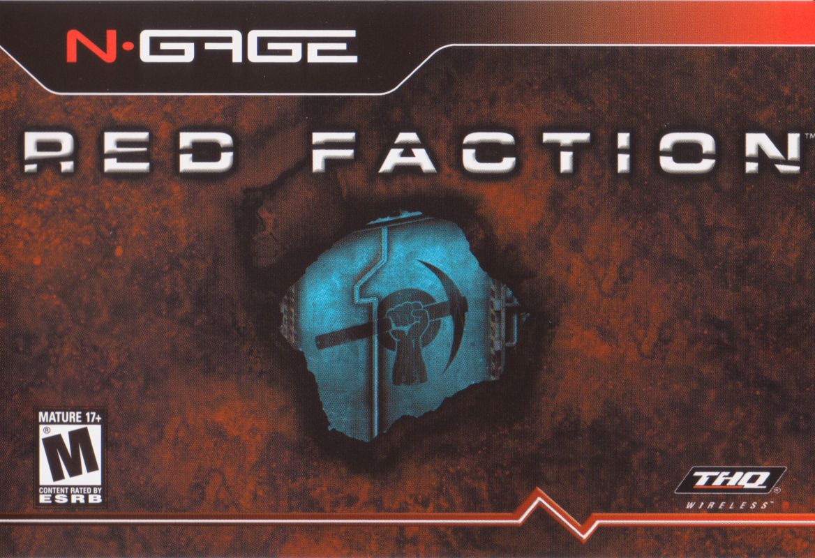 Red Faction cover or packaging material - MobyGames