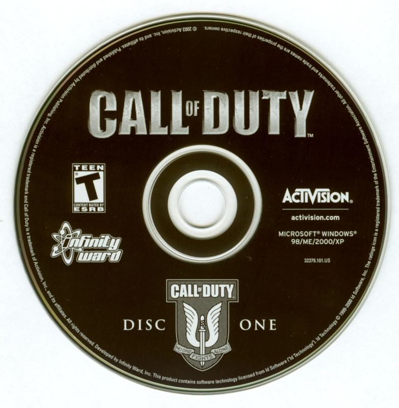 Call of Duty cover or packaging material - MobyGames