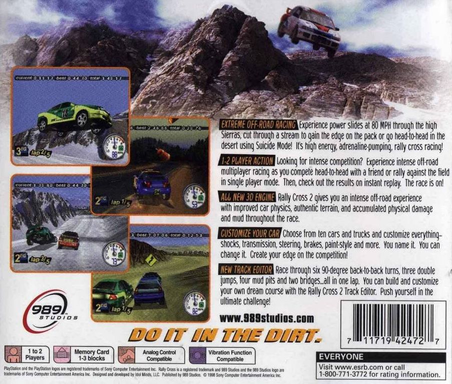 Rally Cross 2 cover or packaging material - MobyGames