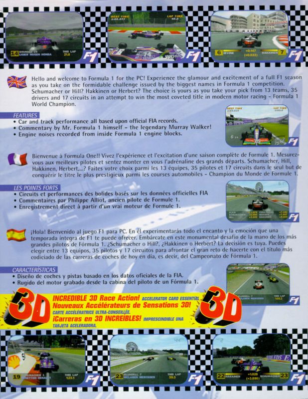 Formula 1 cover or packaging material - MobyGames