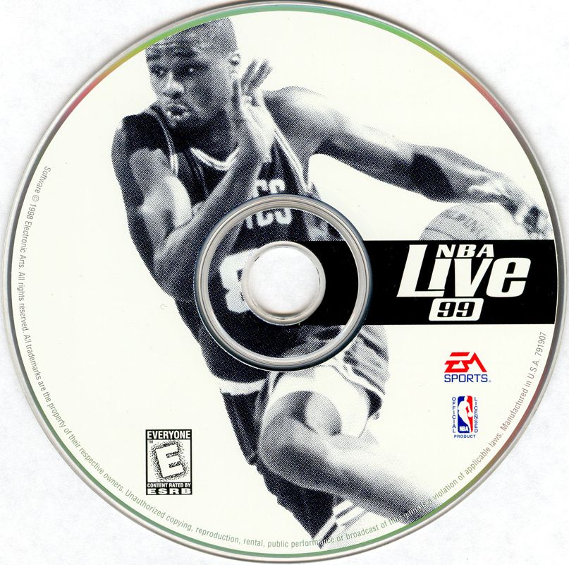 NBA Live 99 cover or packaging material - MobyGames
