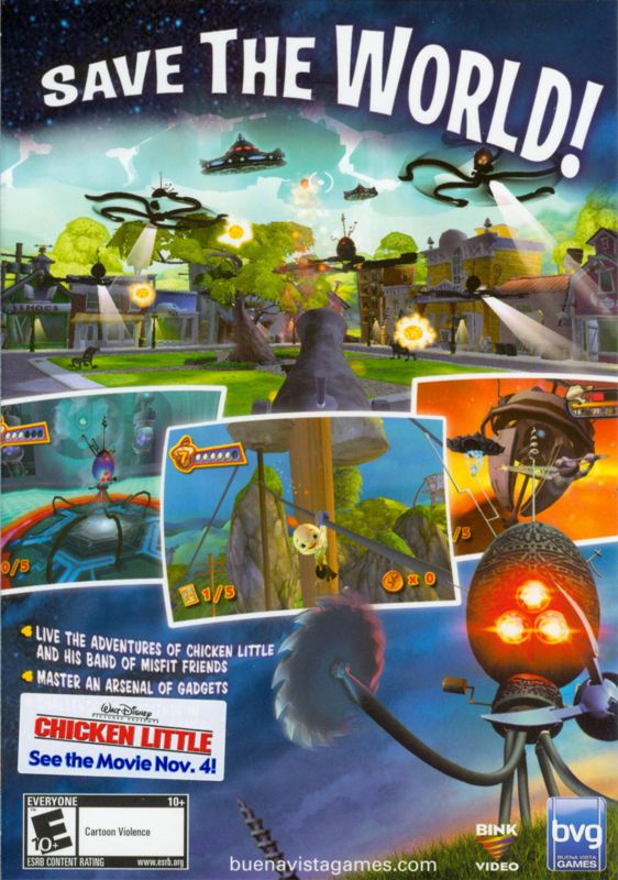 Disney's Chicken Little cover or packaging material - MobyGames