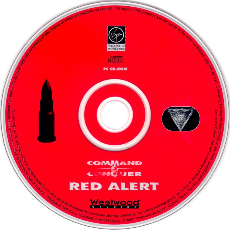 Command & Conquer: Red Alert cover or packaging material - MobyGames