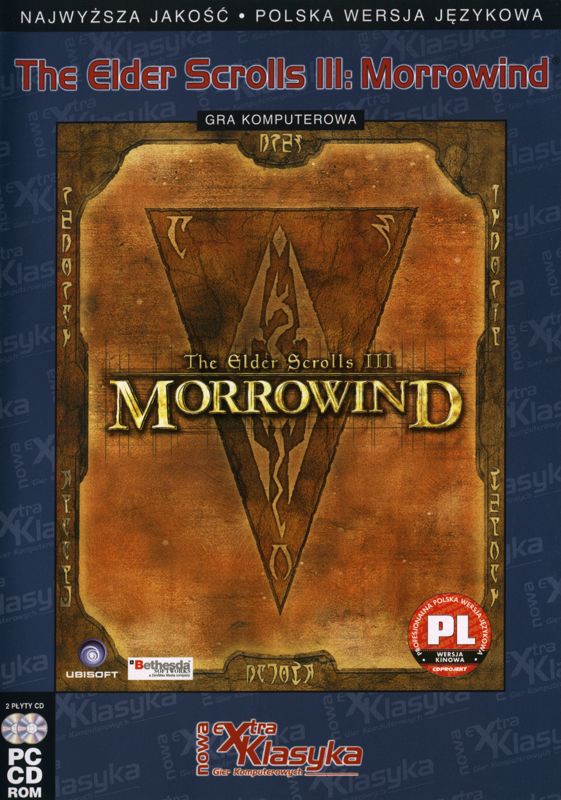 The Elder Scrolls III: Morrowind cover or packaging material - MobyGames