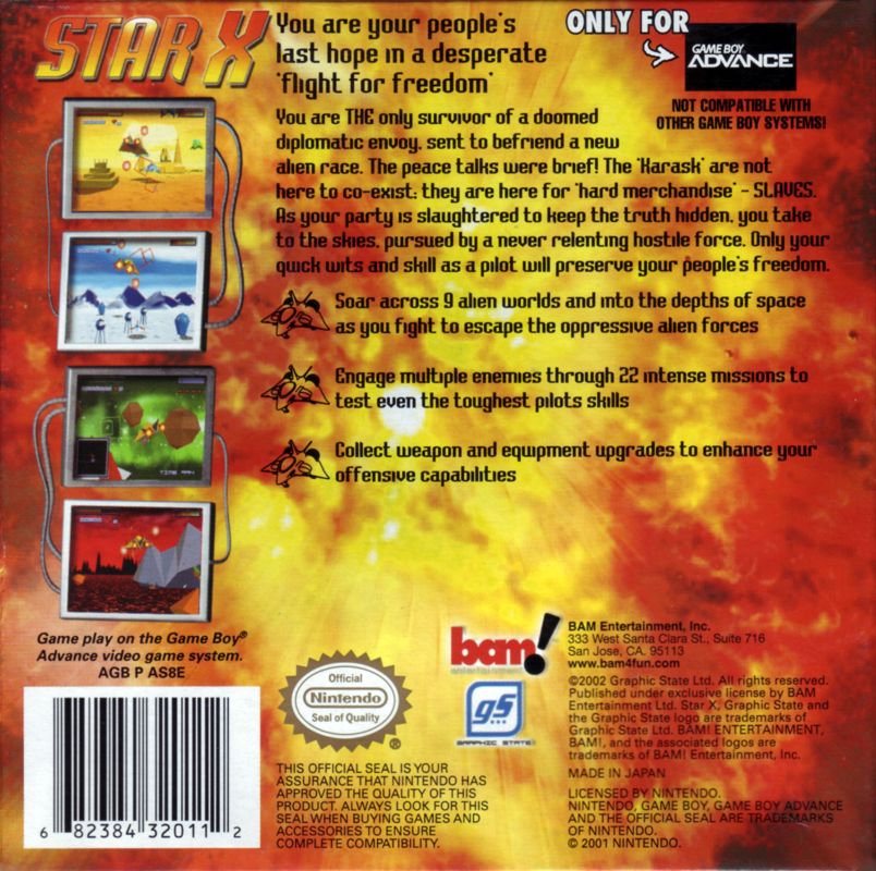 Star X cover or packaging material - MobyGames