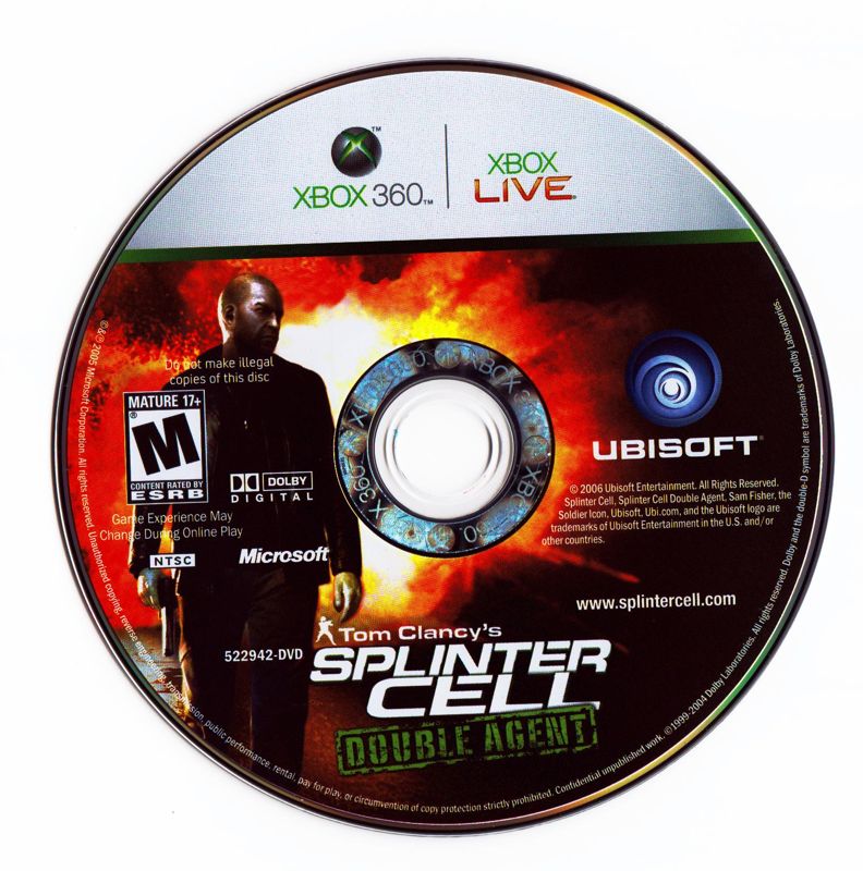 Tom Clancy's Splinter Cell: Double Agent cover or packaging material ...