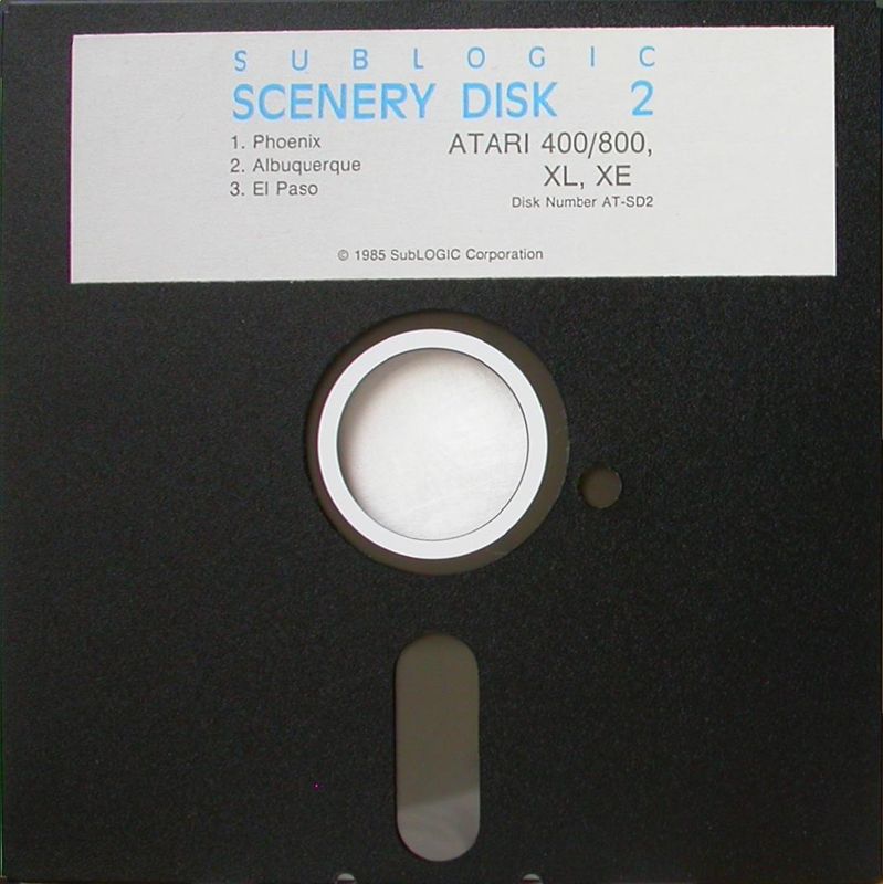 Scenery Disk 2 cover or packaging material - MobyGames