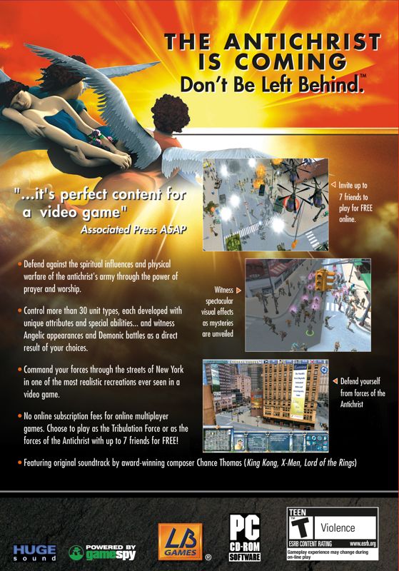 Left Behind: Eternal Forces cover or packaging material - MobyGames