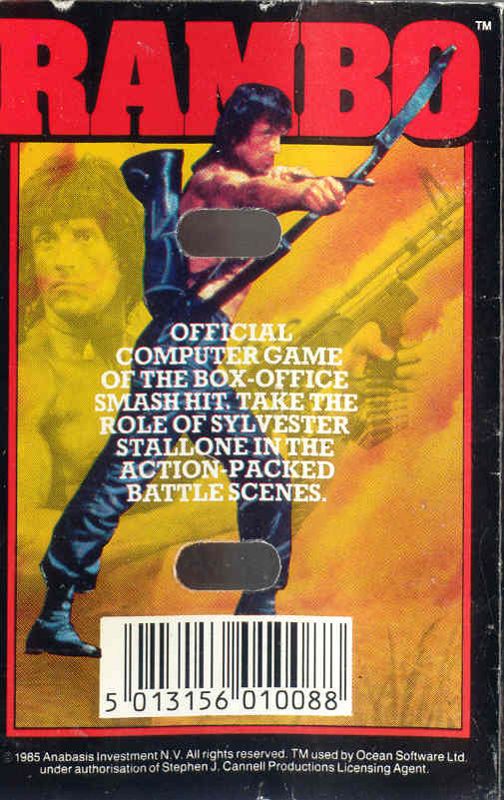 Rambo: First Blood Part II cover or packaging material - MobyGames