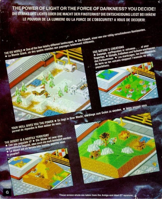 Populous cover or packaging material - MobyGames