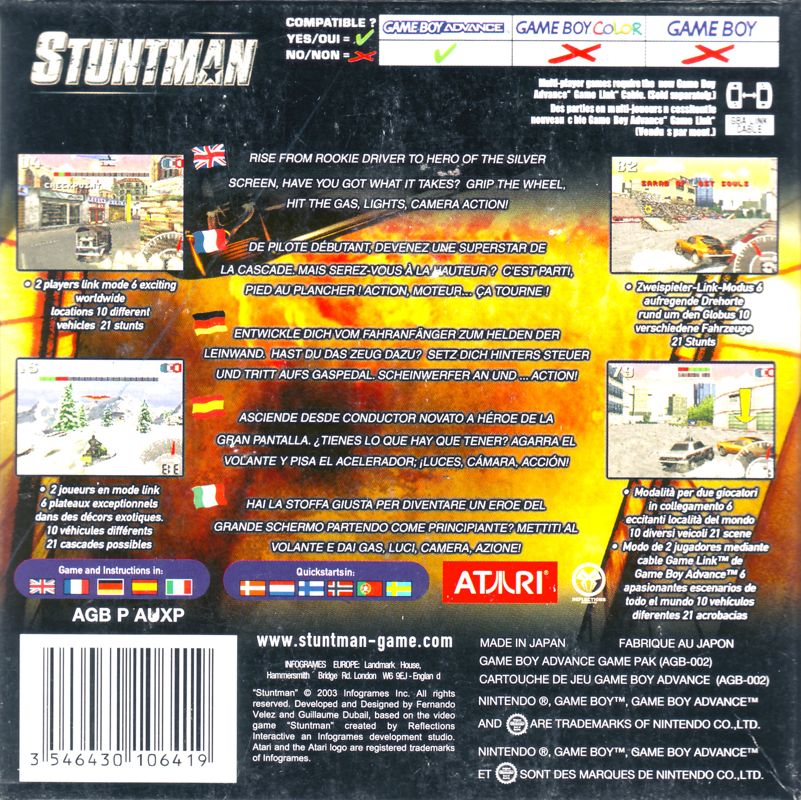 Stuntman cover or packaging material - MobyGames