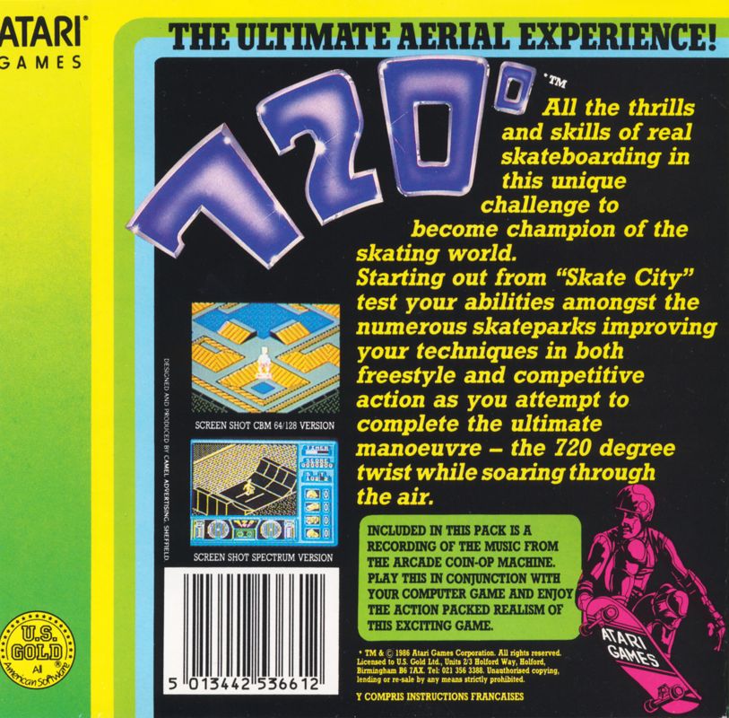 720º cover or packaging material - MobyGames