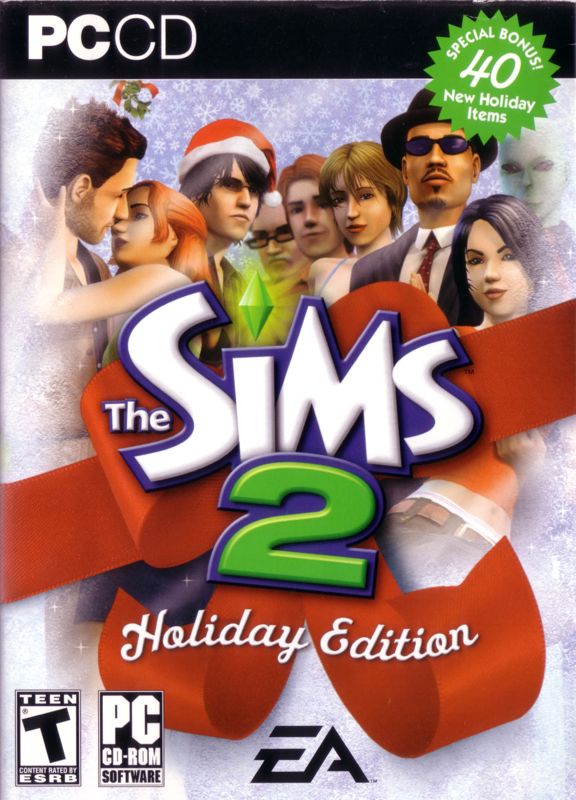 The Sims 2: Holiday Edition cover or packaging material - MobyGames