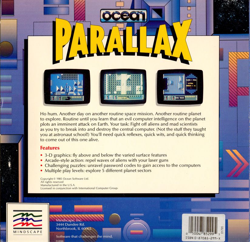 Parallax cover or packaging material - MobyGames