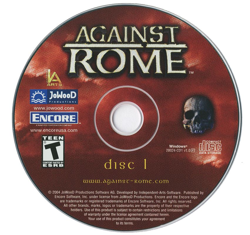 Against Rome cover or packaging material - MobyGames