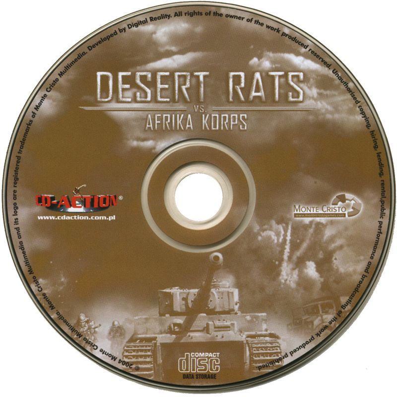 Desert Rats vs. Afrika Korps cover or packaging material - MobyGames