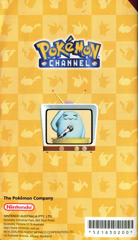 Pokémon Channel cover or packaging material - MobyGames
