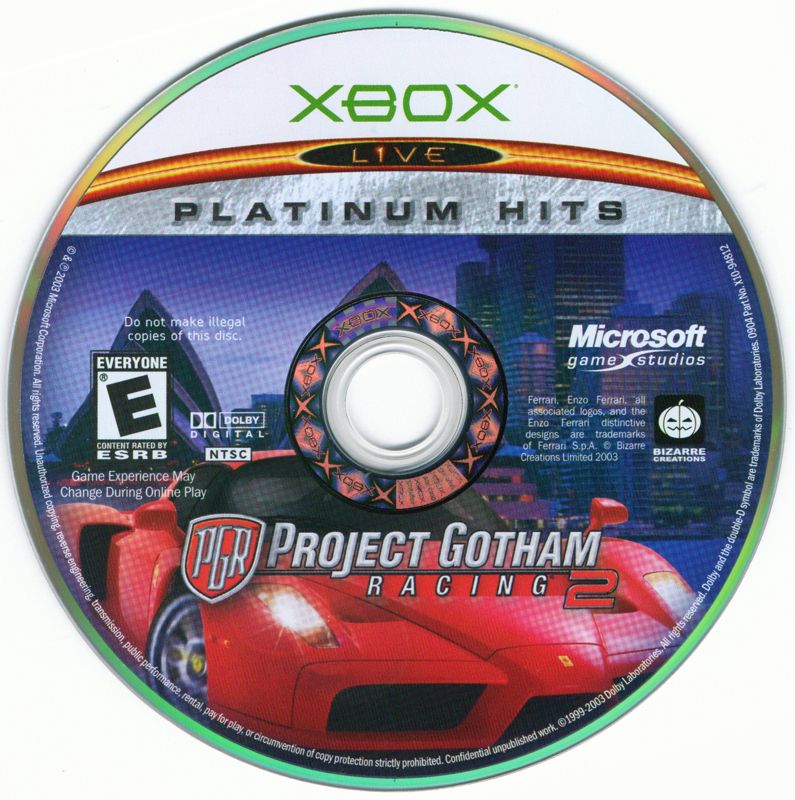 Project Gotham Racing 2 cover or packaging material - MobyGames