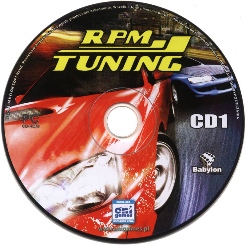 Top Gear: RPM Tuning cover or packaging material - MobyGames