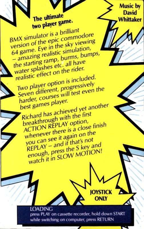 BMX Simulator cover or packaging material - MobyGames