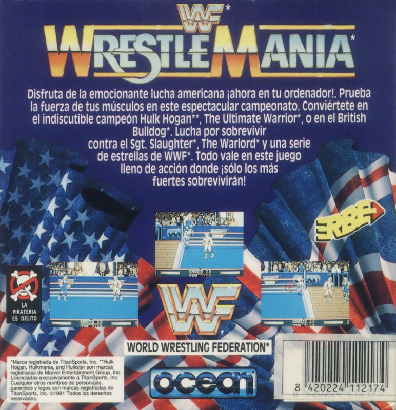 WWF Wrestlemania cover or packaging material - MobyGames