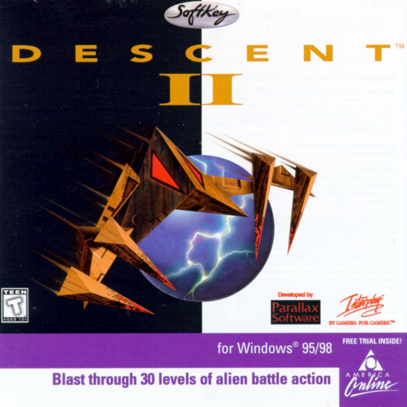 Descent II cover or packaging material - MobyGames