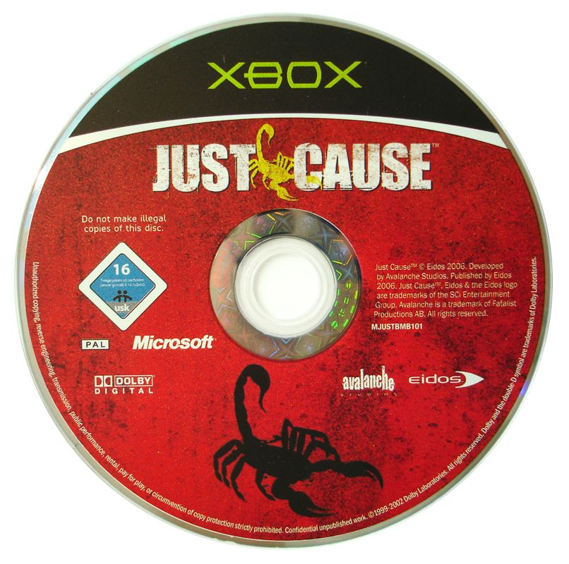 Just Cause cover or packaging material - MobyGames
