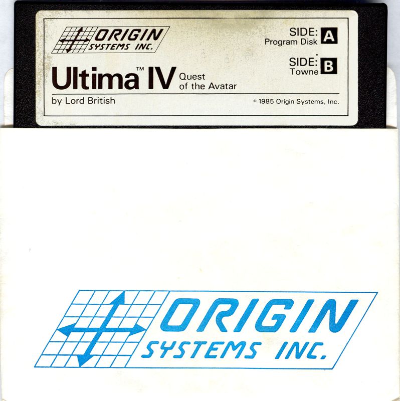 Ultima IV: Quest of the Avatar cover or packaging material - MobyGames
