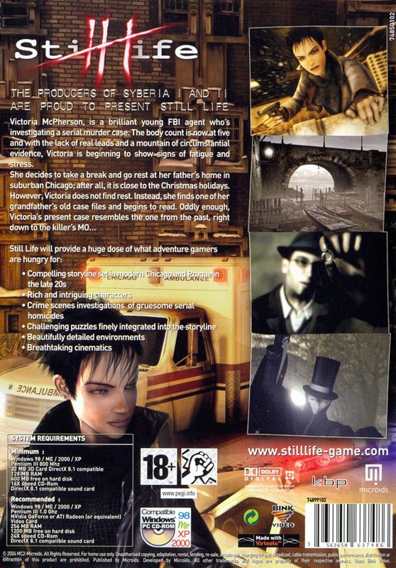 Still Life cover or packaging material - MobyGames