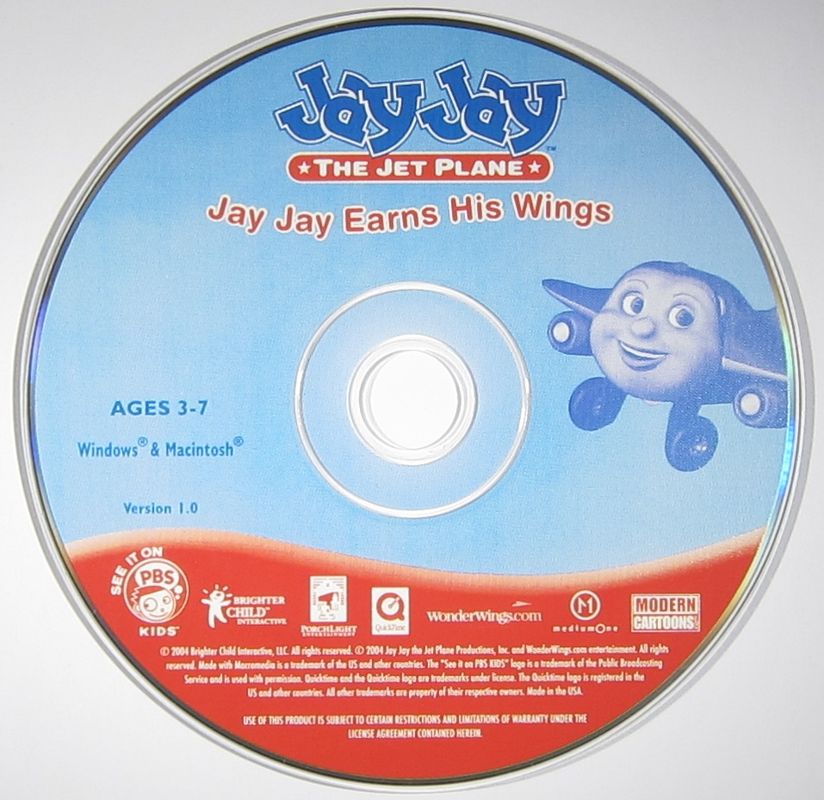 Jay Jay the Jet Plane: Jay Jay Earns His Wings cover or packaging material - MobyGames