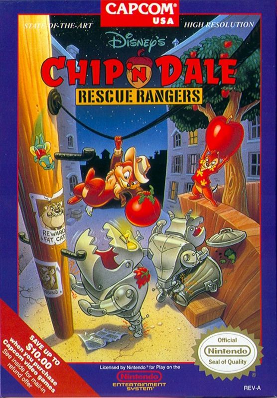Disney's Chip 'n Dale: Rescue Rangers cover or packaging material - MobyGames