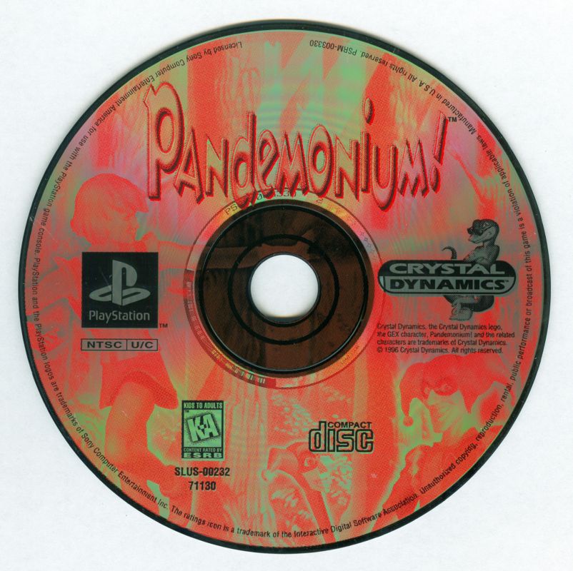 Pandemonium! cover or packaging material - MobyGames