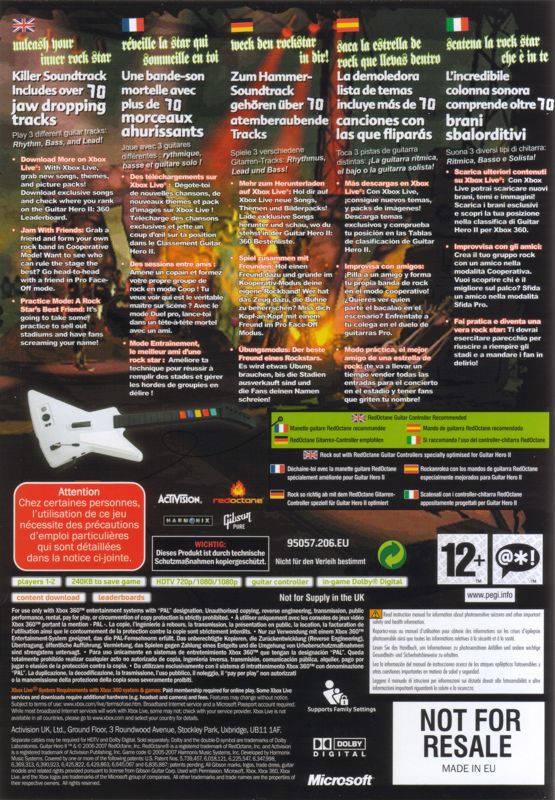 Guitar Hero II cover or packaging material - MobyGames