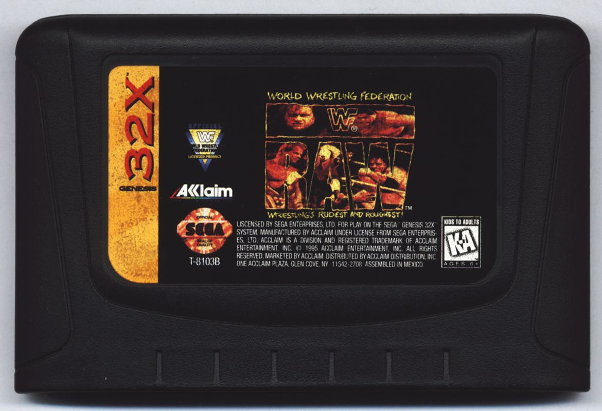 WWF Raw cover or packaging material - MobyGames