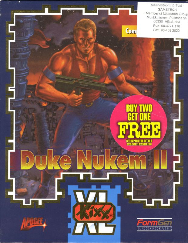 Duke Nukem II cover or packaging material - MobyGames