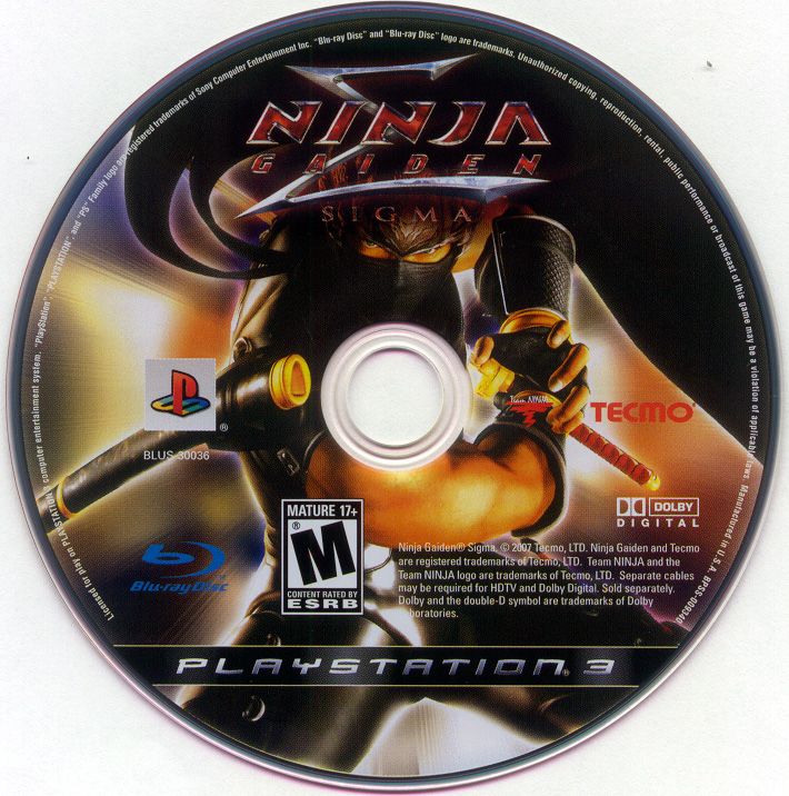 Ninja Gaiden Sigma (Collector's Edition) cover or packaging material ...
